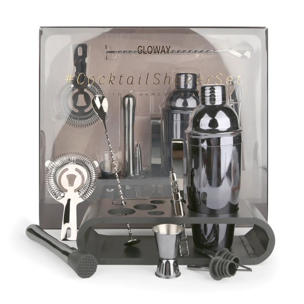 All In One Professional Complete Bar Tool 10Pcs Cocktail Mixing ...