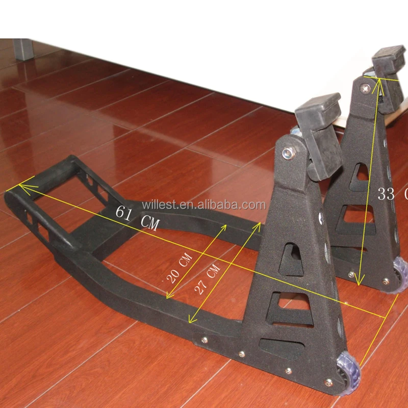 Paddock Stand Hutz Aluminum Swing Arm Motorcycle Stand For Front Wheel ...