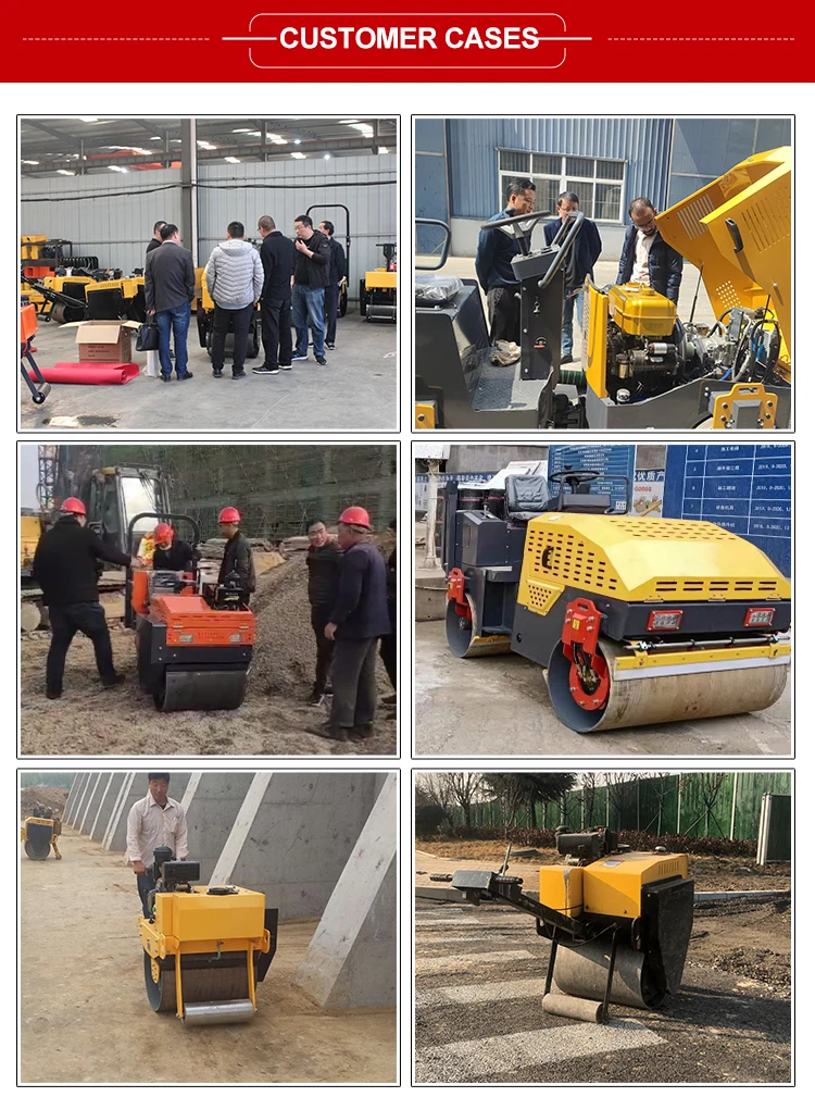 3000kg 3 Ton Diesel Engine Mini Compactor Road Roller Ride On Roller ...