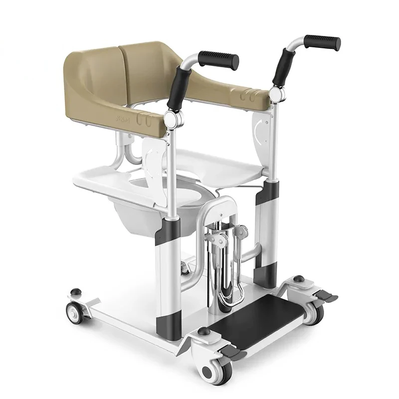 Elderly Toilet Bathroom Disabled Patient Transfer Commode Shower Chair ...