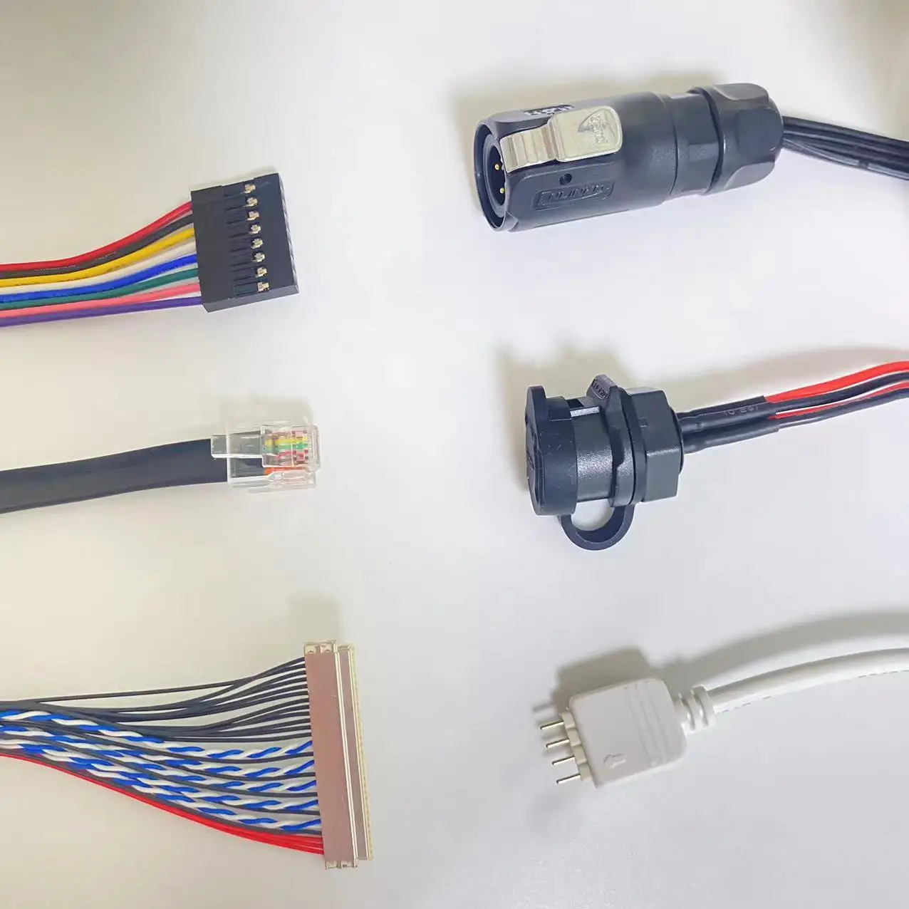 OEM ODM Electrical Custom 40 Pin Lvds Cable Lvds 20 Pin Cable 30 Pin LVDS Cable Assembly Wire ...