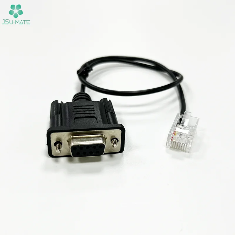 Custom DB9 9-Pin Serial Port Male Female to RJ45 Cable