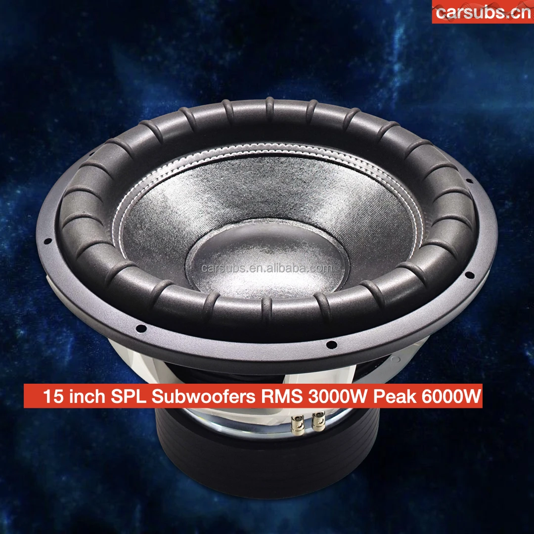 Car SPL Subwoofer Speaker 15 Inch - 3000W Competition Bass