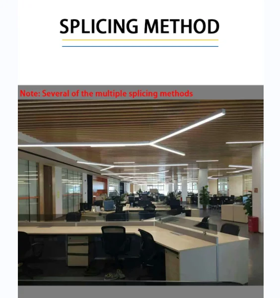 1900mm Led Linear Light 18w Led Square Strip Light For Supermarket Home ...