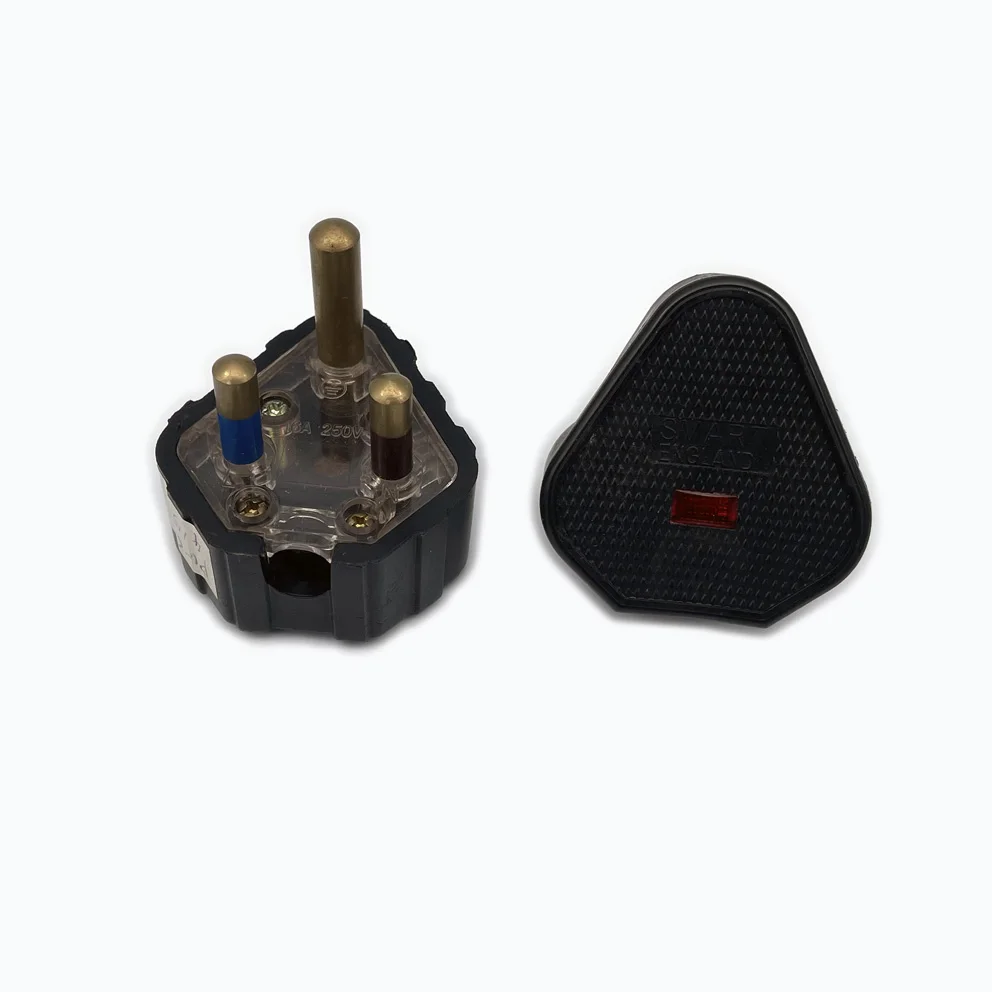 Uk Wireable Plug 3 Pins Assemble Wire Cord Power Plug British ...