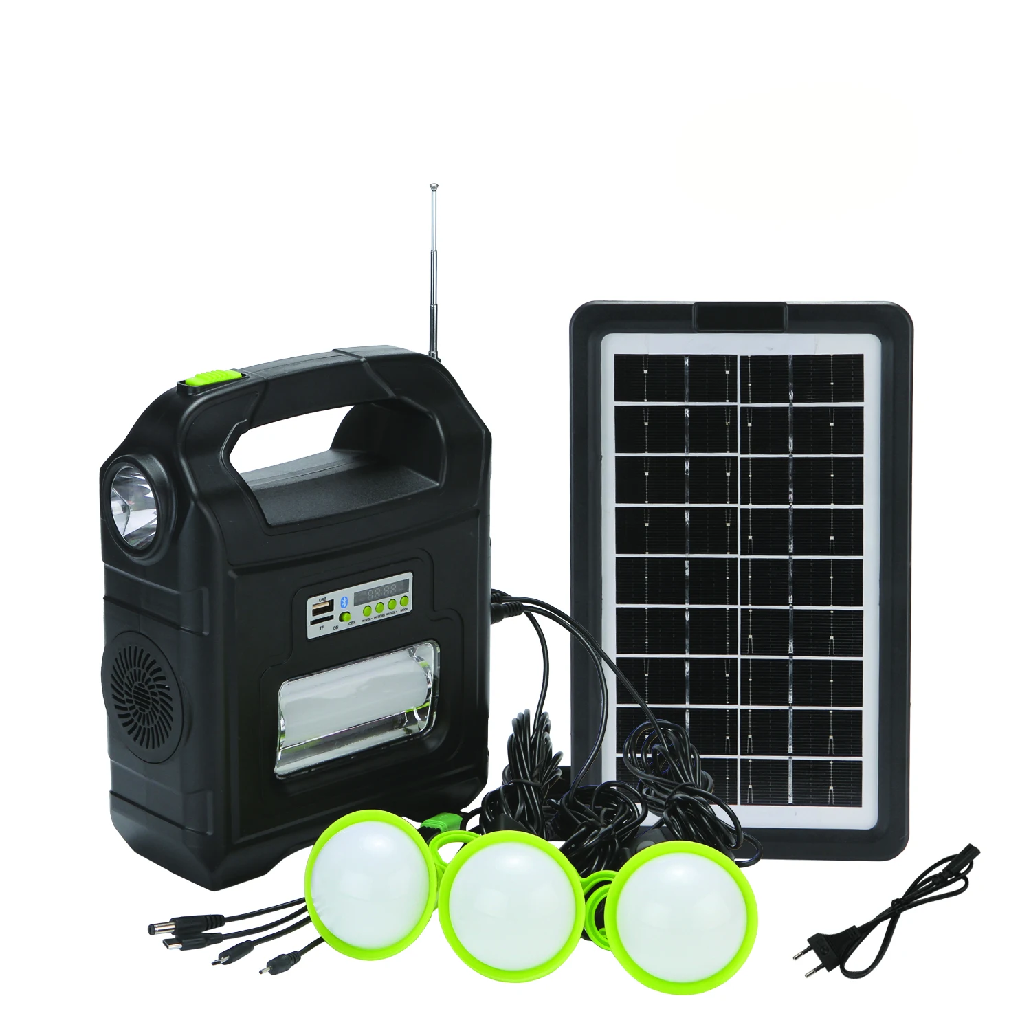 Dt-9026b Dat Solar Lighting System With Music And Fm Radio Function ...
