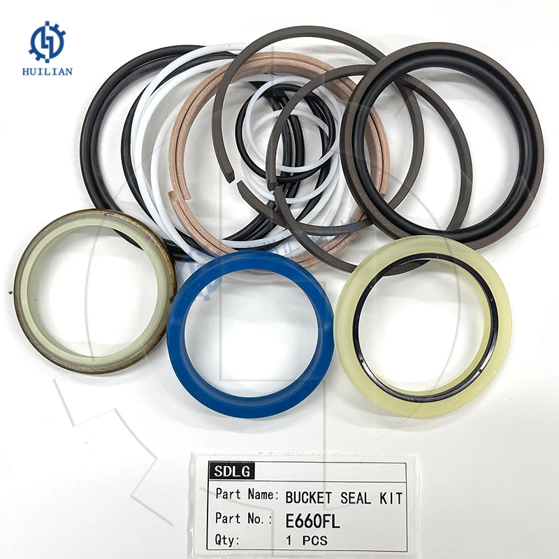 SDLG Excavator Repair Kit - E660FL Bucket Cylinder Seal