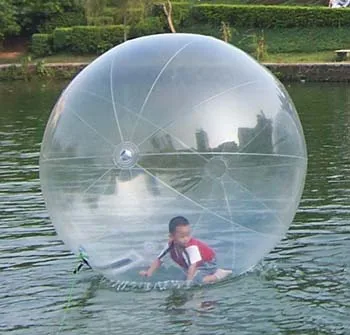 Clear 2 Meter Pvc Inflatable Transparent Color Floating Walking Bubble ...