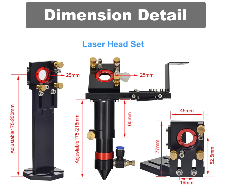 CO2 Laser Equipment Parts - Dragondiamond Spare Components