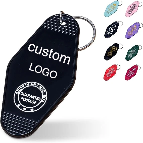 Custom Motel style keychain,hotel style acrylic keychain ,motel