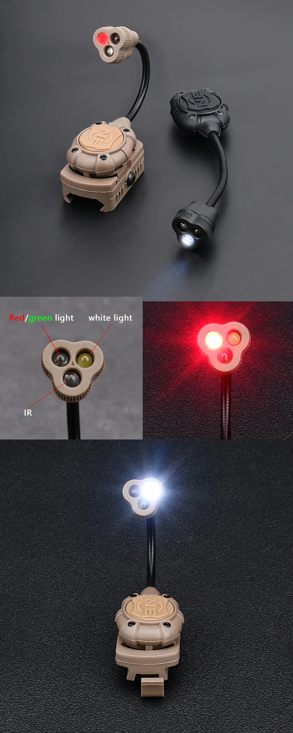 MPLS-3 Helmet Light - Tactical Lighting for MICH/FAST Helmets
