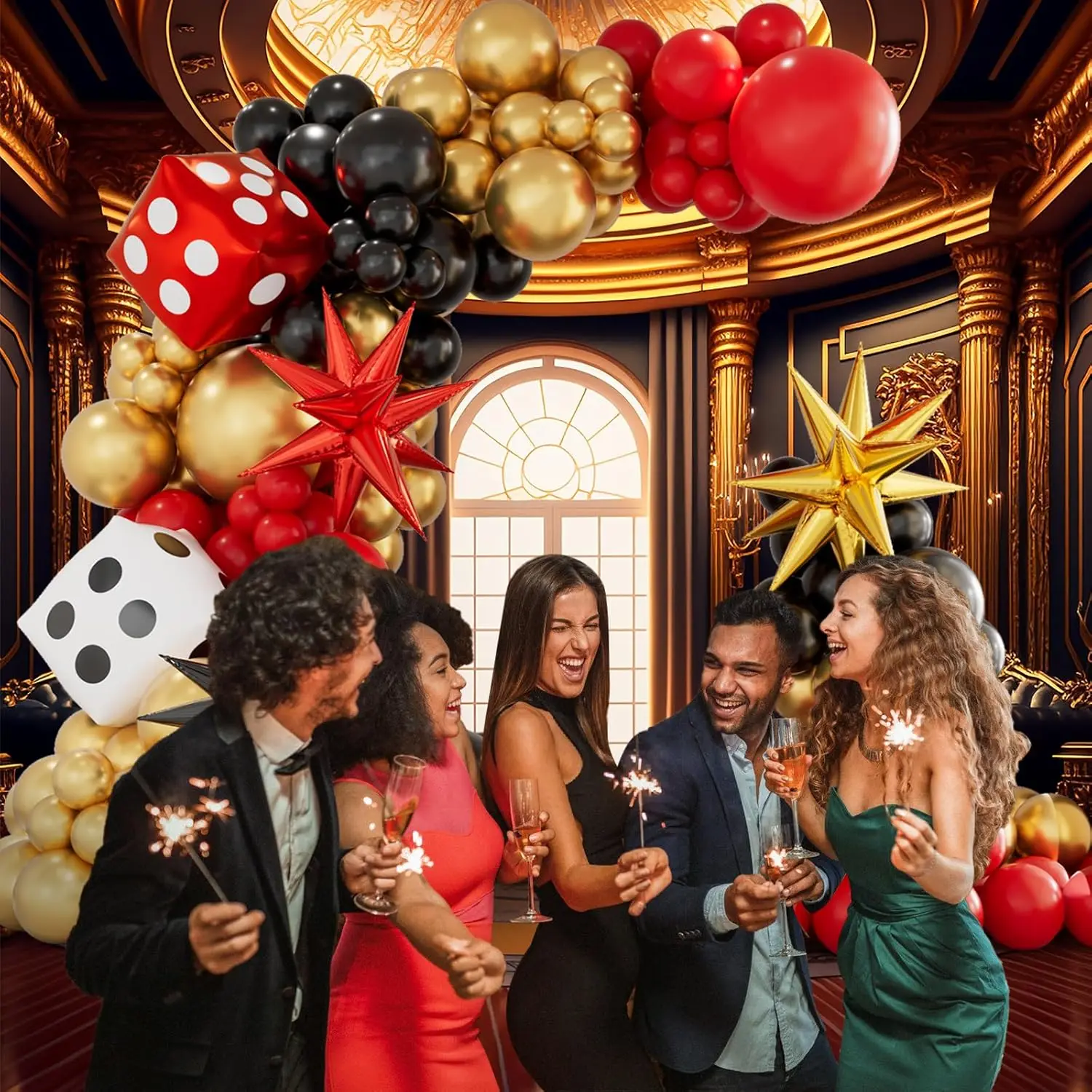 ASTM Certified Protective Gear Money Theme Balloon Set - Bitcoin, Gold ...