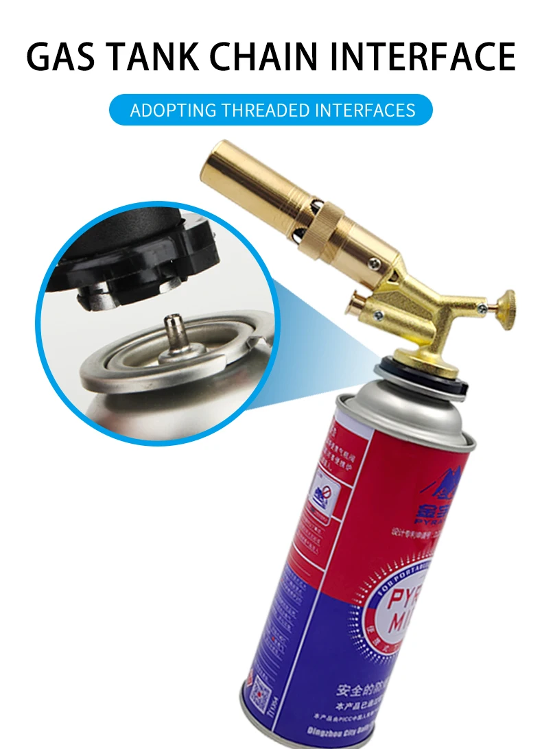 SEATOR Outdoor Welding Butane Gas Blow Torch Lighter Portable Metal ...