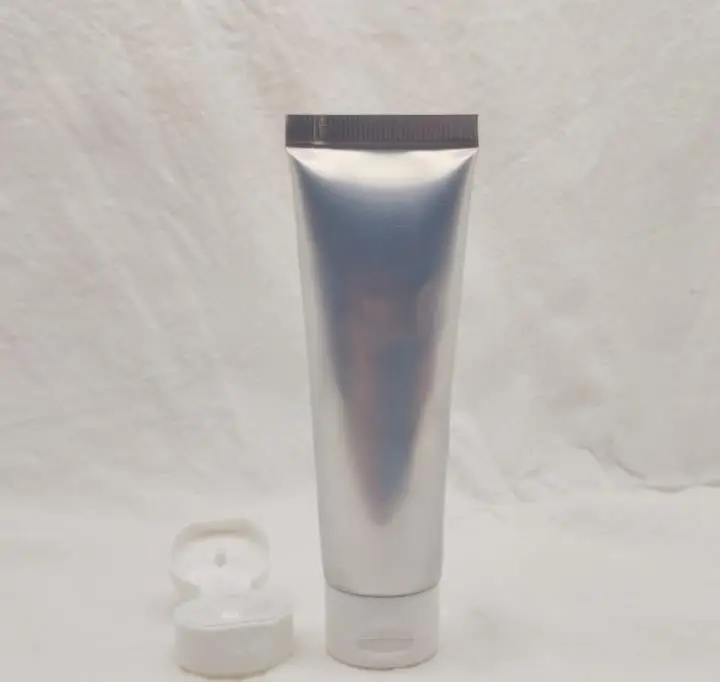 30g Silver Aluminum Cosmetic Tube For Hand Cream & Lip Gloss Packaging ...
