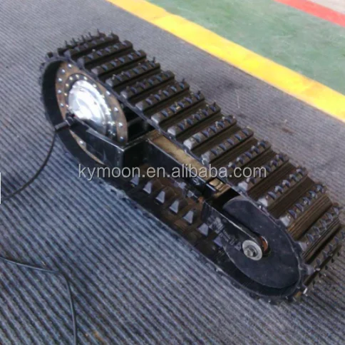 Tank Chassis Rubber Crawler Track Industry Rubber Crawler Loading ...