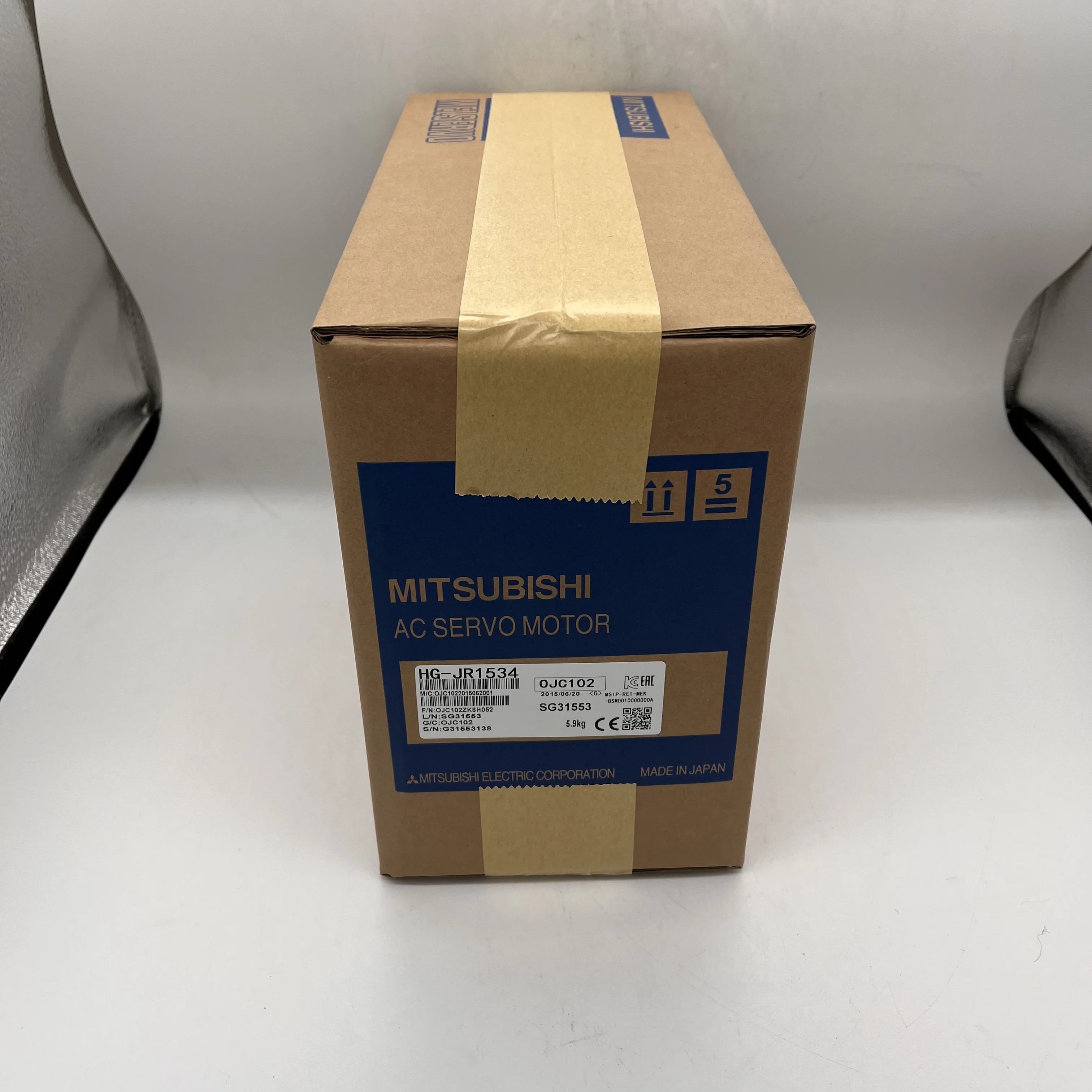 Japan Original Ac Servo Motor Hg-jr1534 For Mit - Buy Hg-jr1534,Hg ...