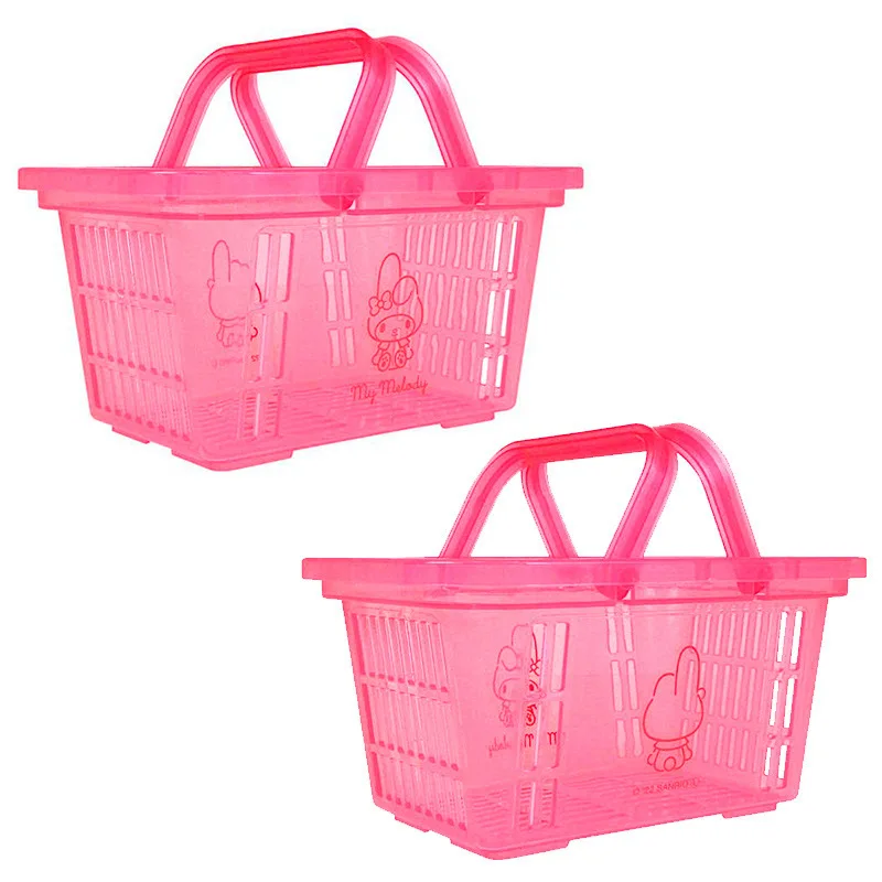 Linda Cute Kuromi Mymelody Cinnamoroll Storage Basket Student Cartoon ...