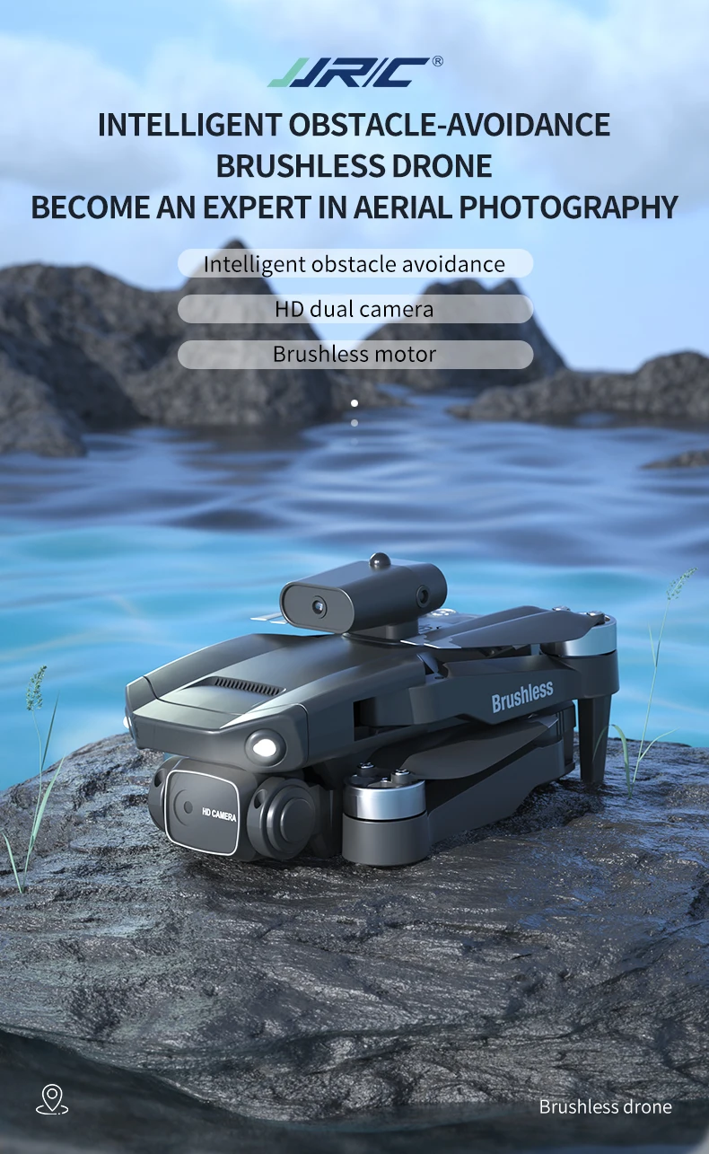 H115 Obstacle Avoidance Brushless Following Drones With Camera 8k Dual ...