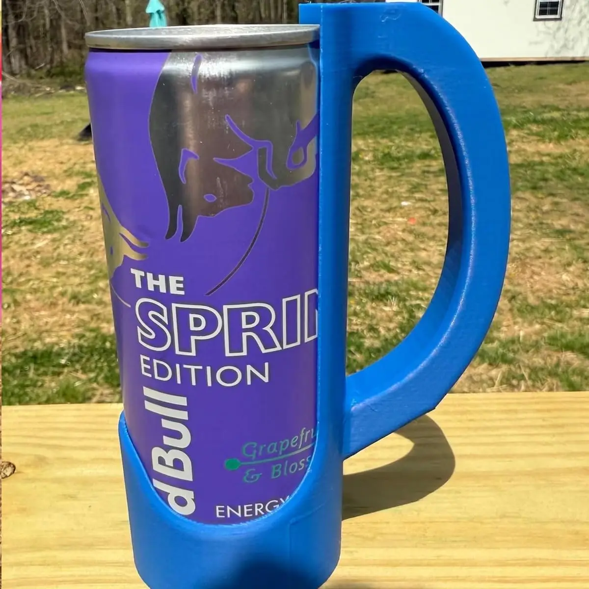 12 Oz Slim Can Holder with Handle 3D Printed Grip for Soda Skinny Can ...