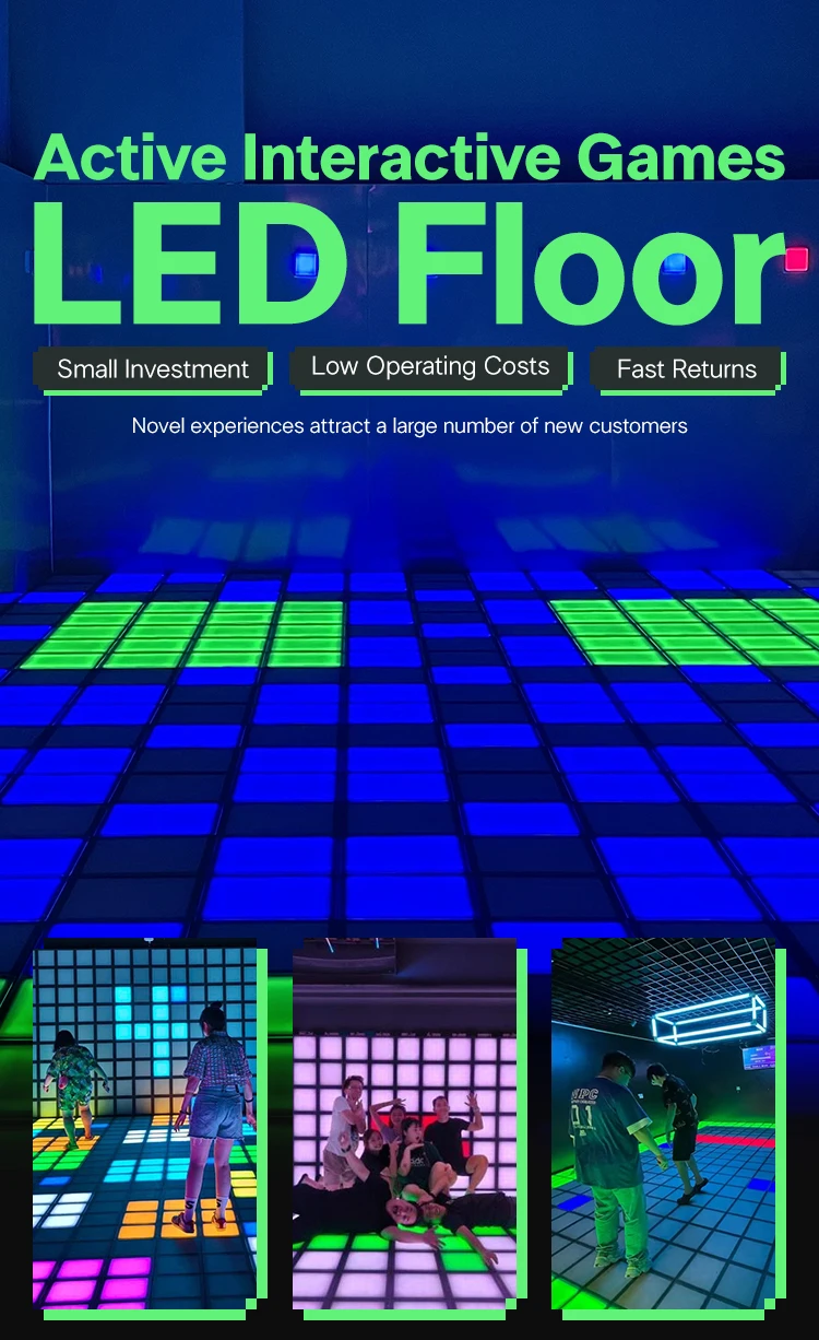Interactive LED Floor Tiles - Fun & Fitness for All Ages