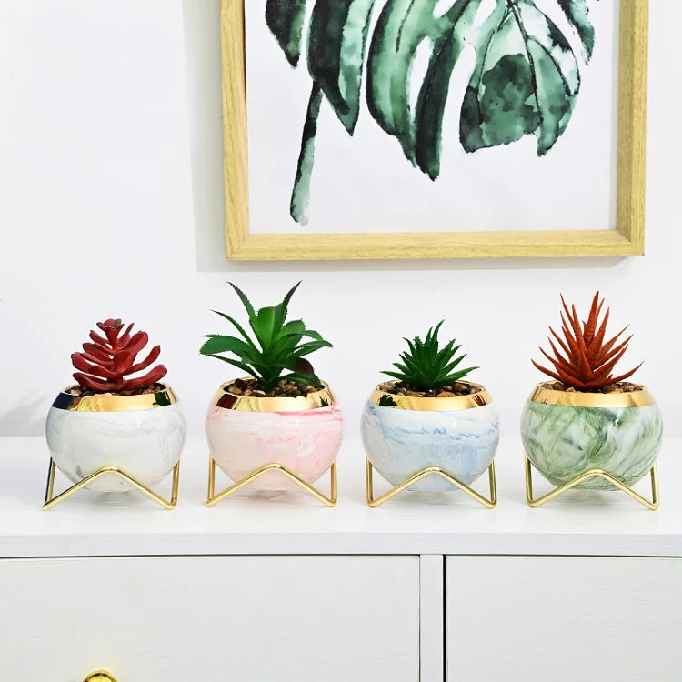 Nordic Small Flower Pot Ceramic Cactus And Succulent Planter Porcelain ...