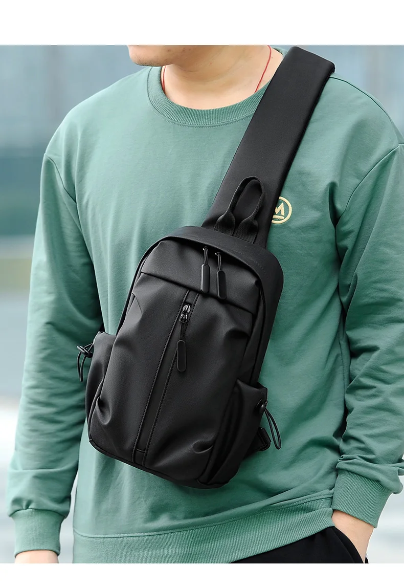 Men's Nylon Waterproof Belt Sling Bag Fashion Running Phone Holder ...