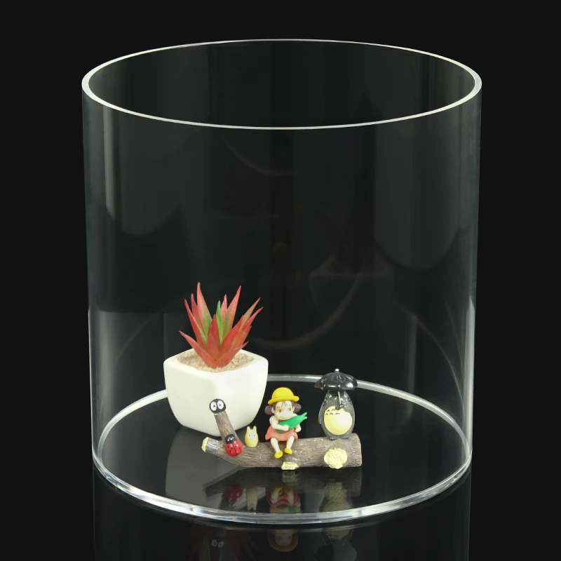 Custom Transparent Round Acrylic Sheet Fish Tank Tables Aquarium Fish ...