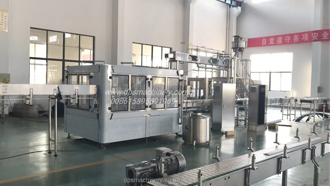 Water Production Line Integrated With Water Desalination System Filling ...