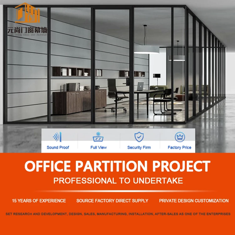 Cheap Office Wall Partition Full View Glass Office Partition Walls ...