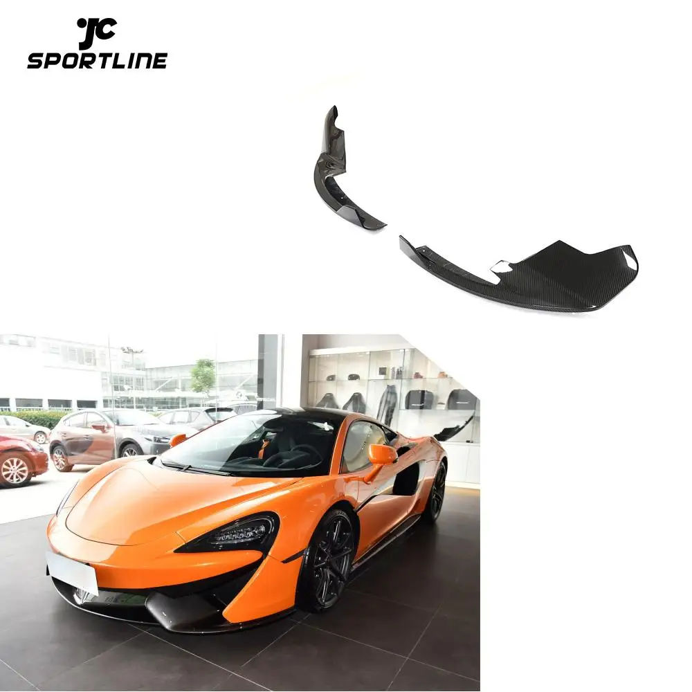 Dry Carbon Fiber Front Bumper Splitter Fit For Mclaren 570s Gt 2015 ...