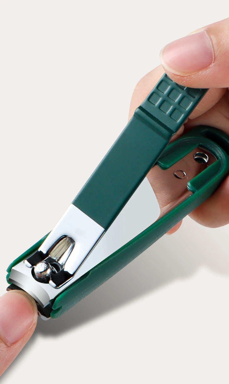 Manicure Set Portable Nail Clipper Scissors 6pcs Pedicure Kits Green ...