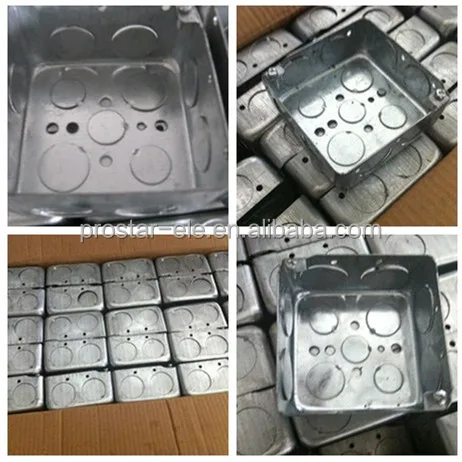4x4" Square Conduit Electrical Box With 1/2 & 3/4 Knockouts - Buy ...