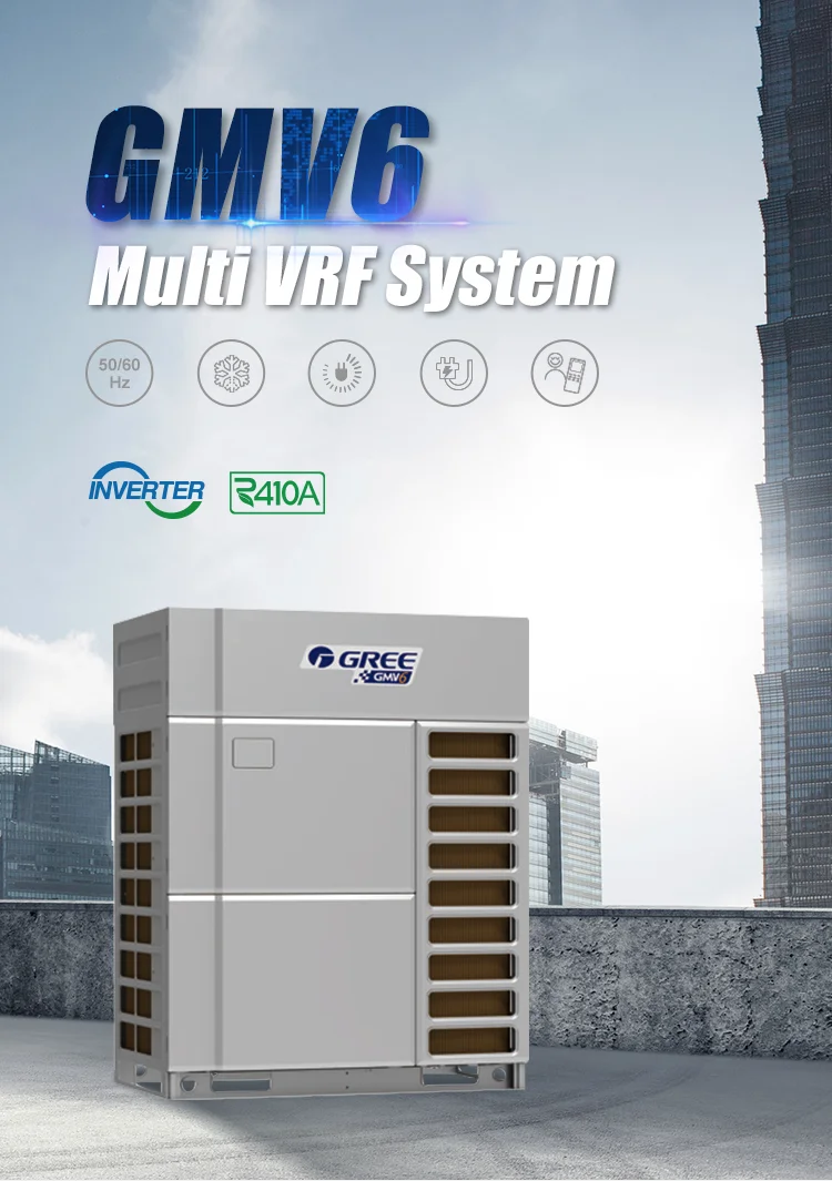 Gree Gmv6 Vrv Vrf Hvac Air Conditioning System Commercial Central Air ...