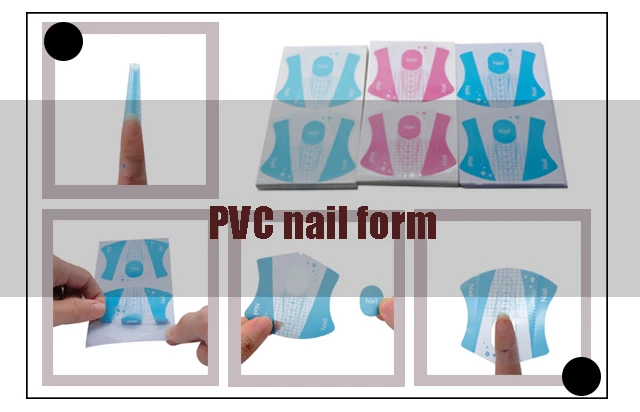 Wholesale 300pcs Nail Form Beautiful Pattern Acrylic Nail Forms - Buy ...