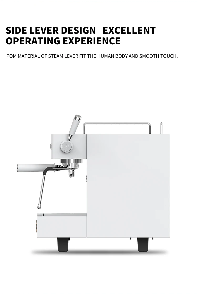 Large Stainless Steel 2 Groups Semi-automatic Cappuccino Espresso ...