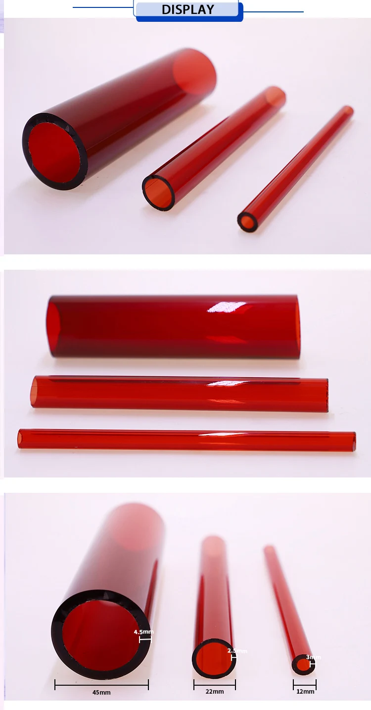 TYGLASS Borosilicate Glass Tubes - High Heat Resistant