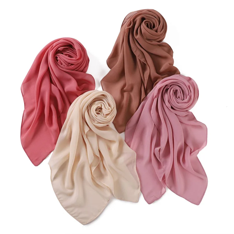 Periwinkle Blue Square Satin Scarf Custom Label Print| Alibaba.com