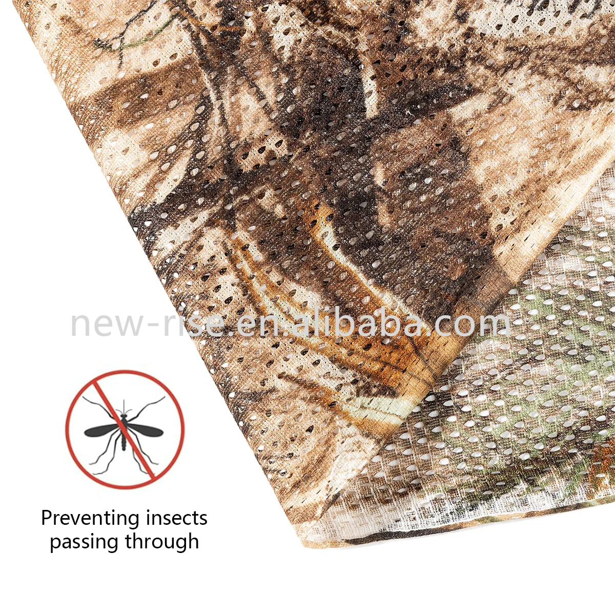 One-Way See Through Camouflage Netting for Outdoor Hunting & Shooting ...