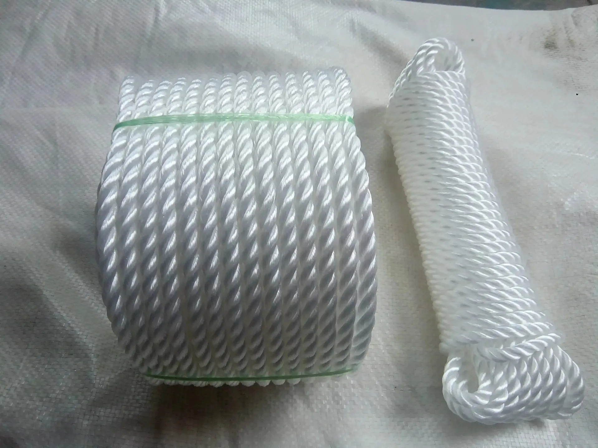 General Purpose 3 Strand Twisted Polypropylene Danline Rope Polysteel ...