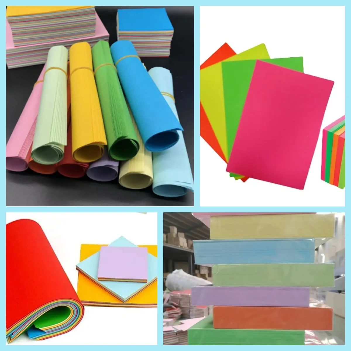 Paquete De Hojas De Colores A4 70-110gsm A4 Color Printer - Buy Fast 12 ...