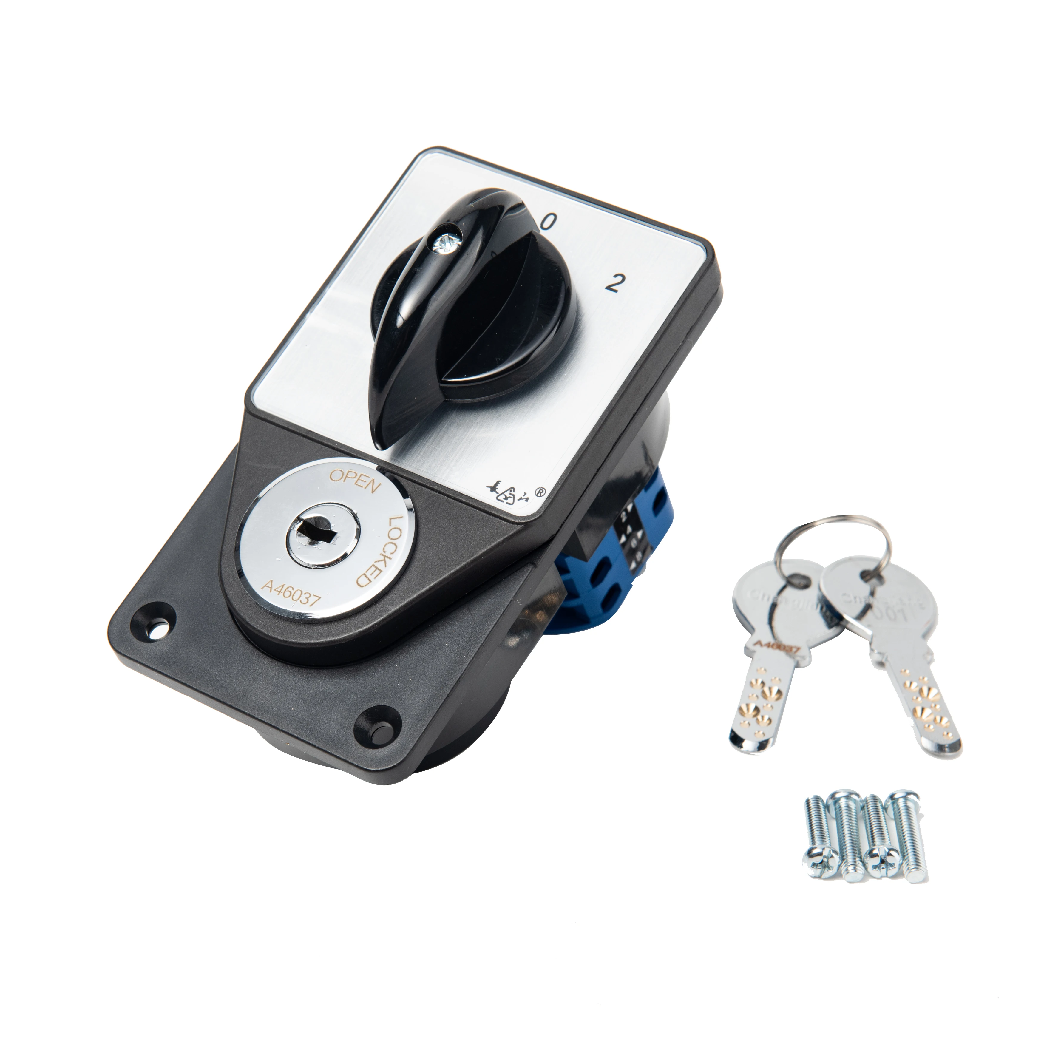 16a 20a Key Lock Rotary Switch With 400 Different Keys - Buy Key Lock ...