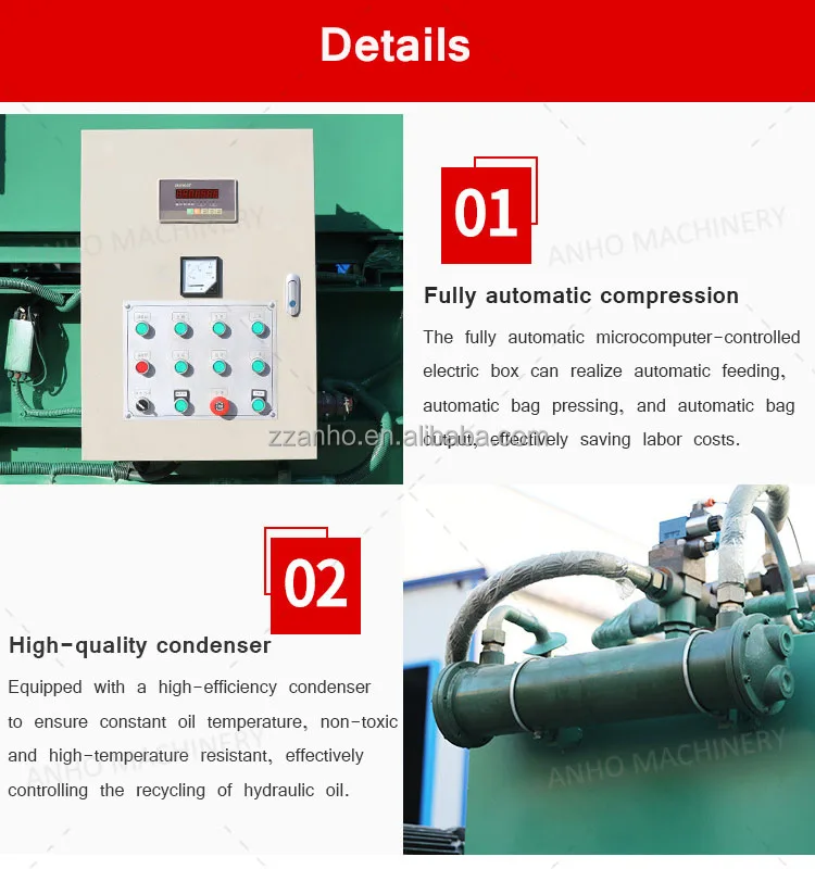 New Hydraulic Silage Balancer Bagging Machine for High Efficiency Farm ...