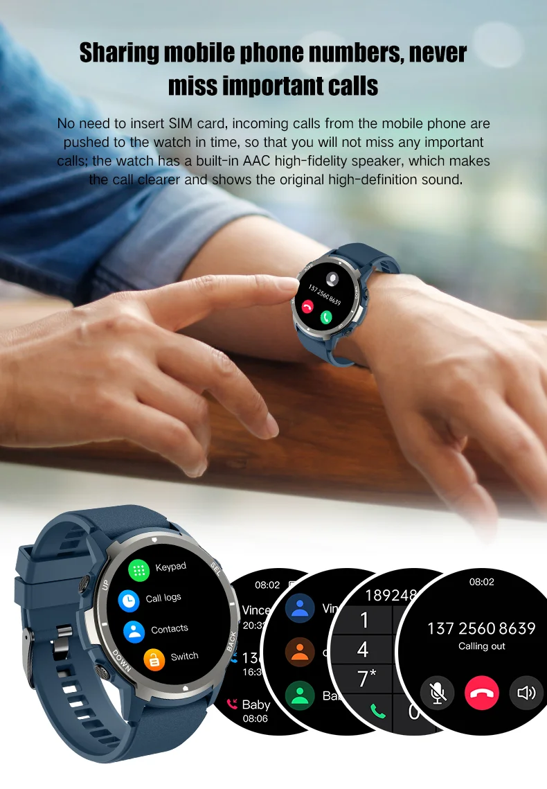 Full Touch Screen Smart Watch (call Receive/dial) For Android And Ios ...