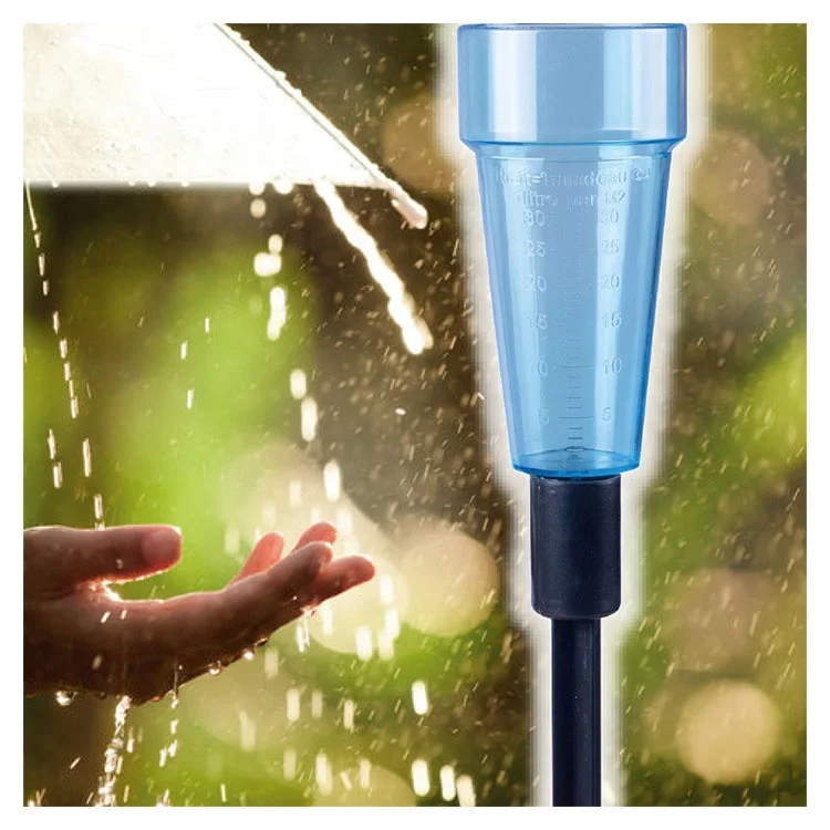 Easy-to-Read Garden Rainfall Sprinkler Gauge with Stake Plastic ...
