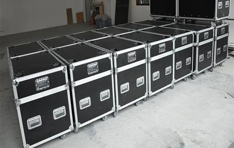 Heavy Duty Large Space Aluminum Flight Case Led Display Case With ...