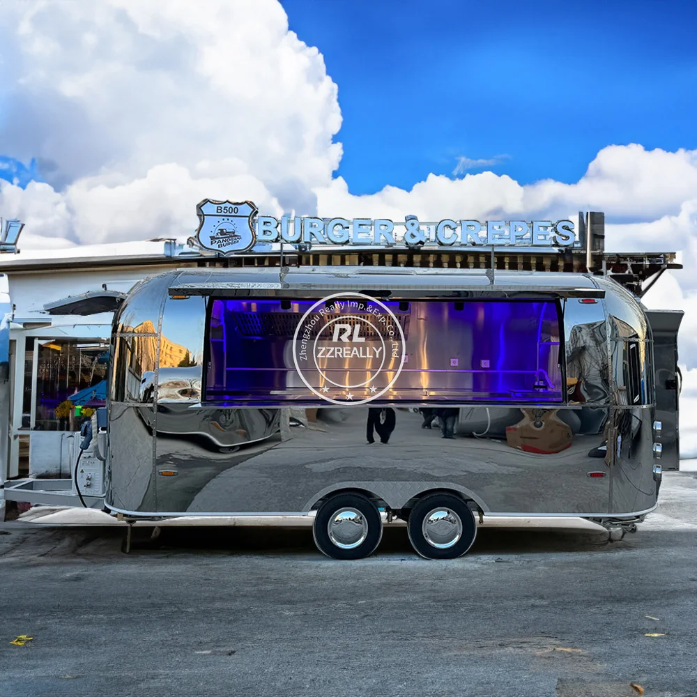 2024 Food Caravan Mini Mobile Juice Bar Hotdog Ice Cream Cart Coffee ...