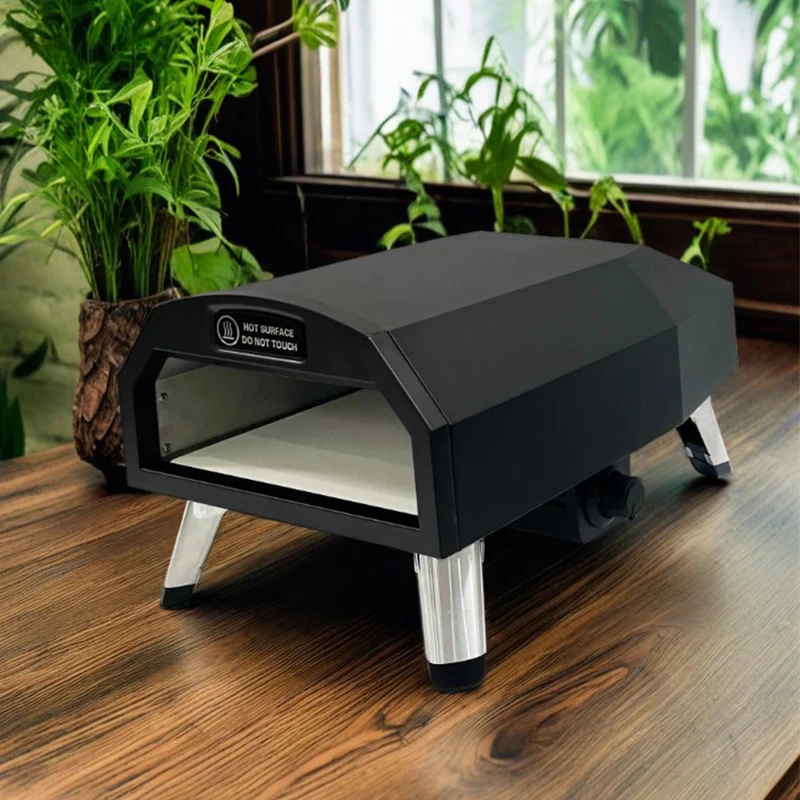 Portable Stainless Steel Gas Mini Pizza Oven Free-standing Outdoor Rv ...