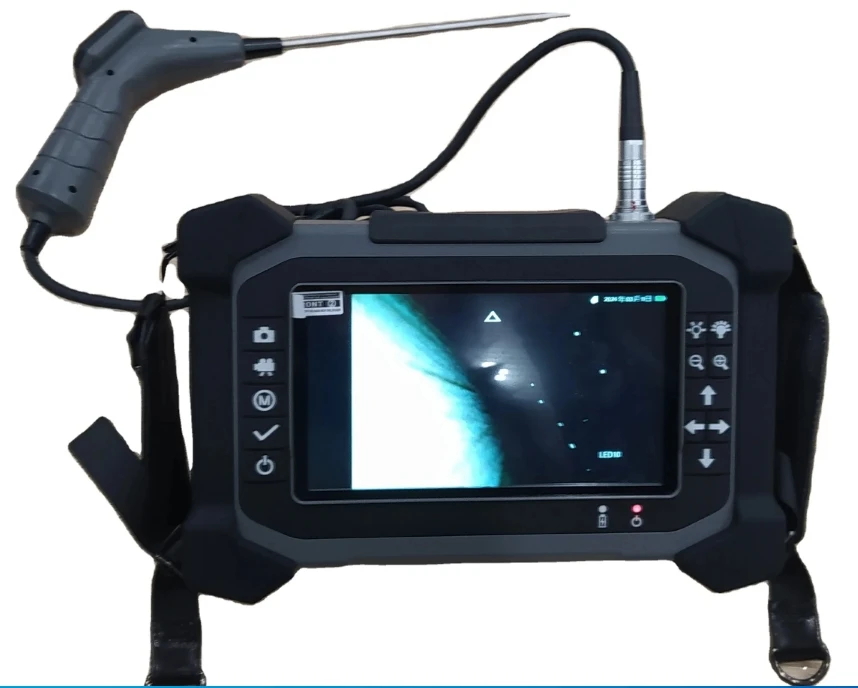 Dual Lens Pipeline Endoscope 1mp Borescope Inspection Camera 7 Inch Lcd ...