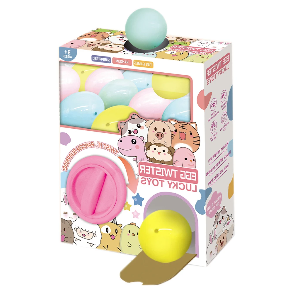 Popular Kids Toys Surprise Egg Twisting Machine Cardboard Box Random ...