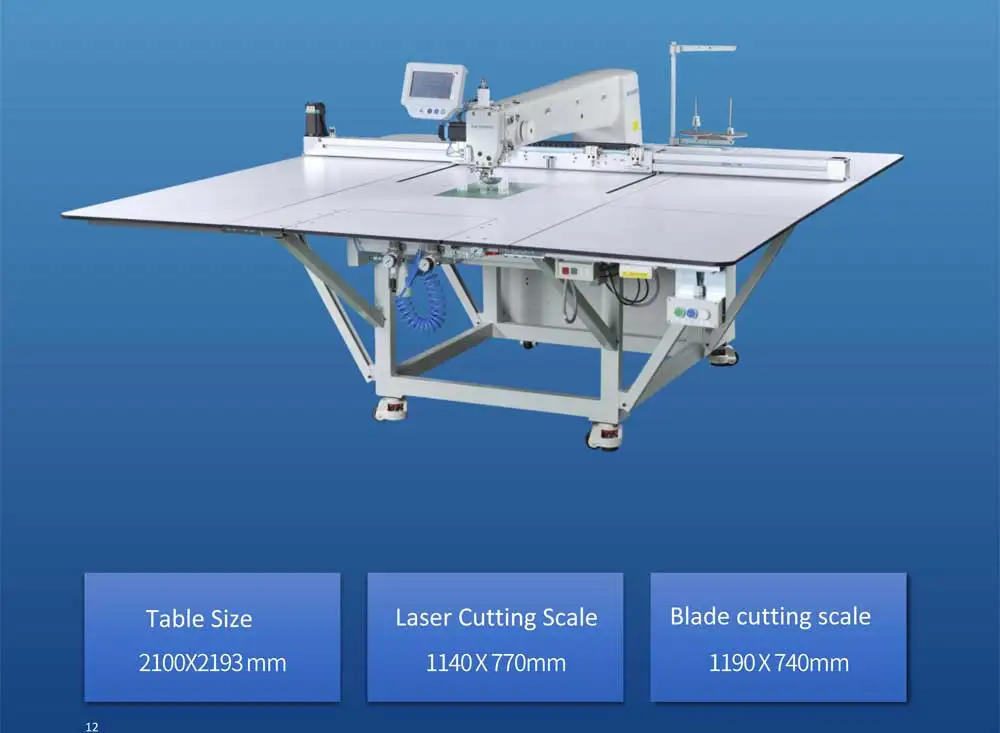Automatic Nicerbt CNC Pattern Seamer - Industrial Sewing Machine
